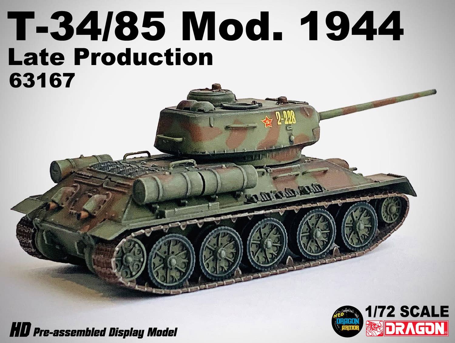 WW.II Soviet Army T-34/85 Late Production Eastern Front 1944 Finished ...