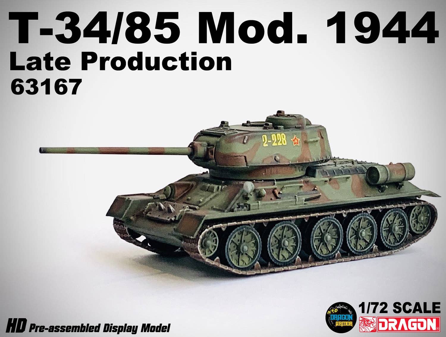 WW.II Soviet Army T-34/85 Late Production Eastern Front 1944 Finished ...
