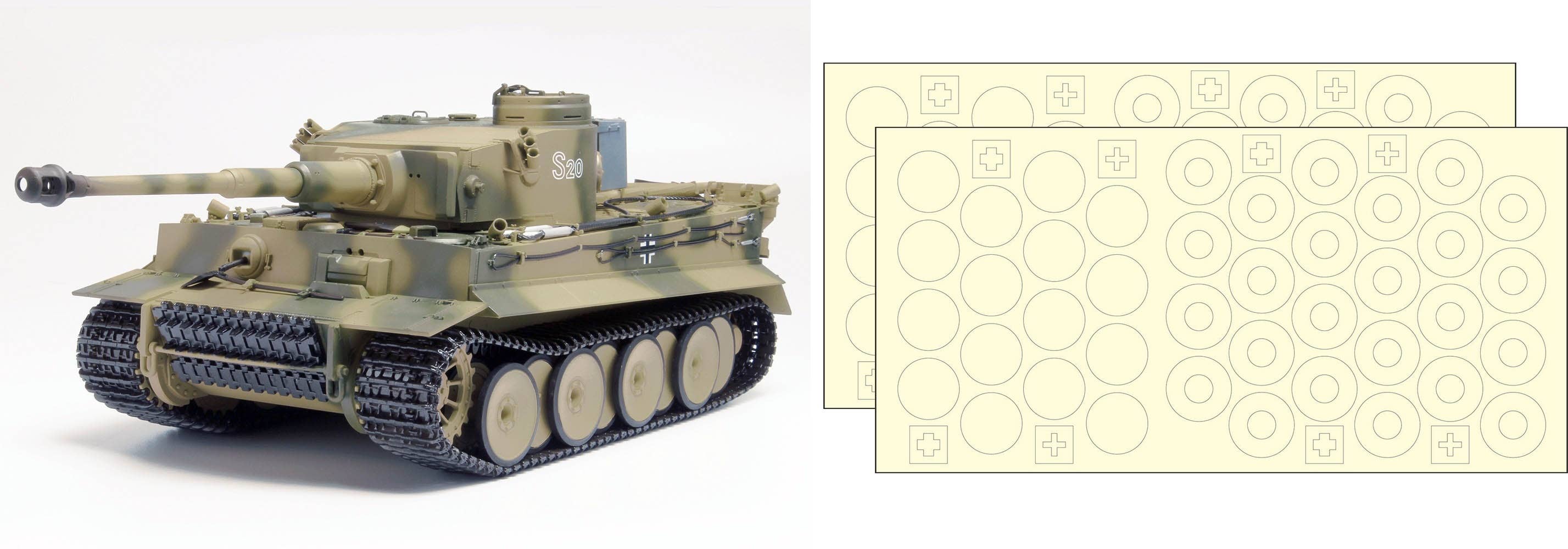 WW.II German Army Tiger I Early Production Type Harikov Battle With ...