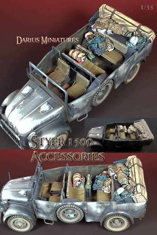 WW.II Accessories In-vehicle Equipment Set for German Steyr 1500 | HLJ.com