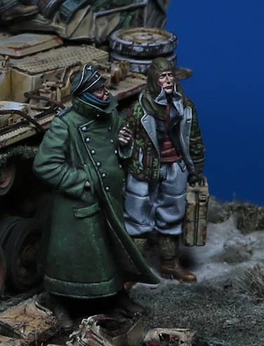 WWII German Tank Crew Set (2 units included) Tank Commander and ...