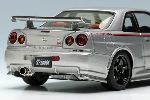 Nismo R34 GT-R Z-tune Silver/Nismo Stripe | HLJ.com