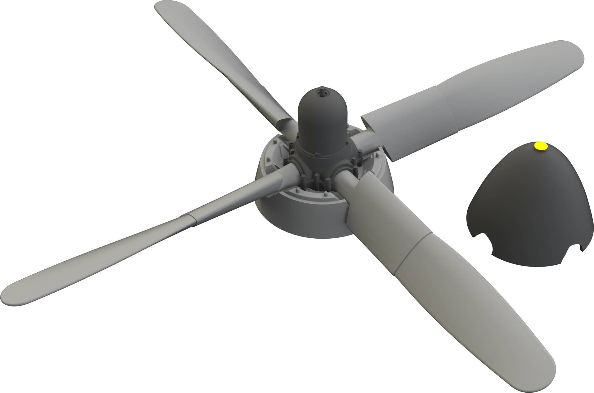 P-51B/C Hamilton Standard propeller Brassin (for EDUARD) | HLJ.com