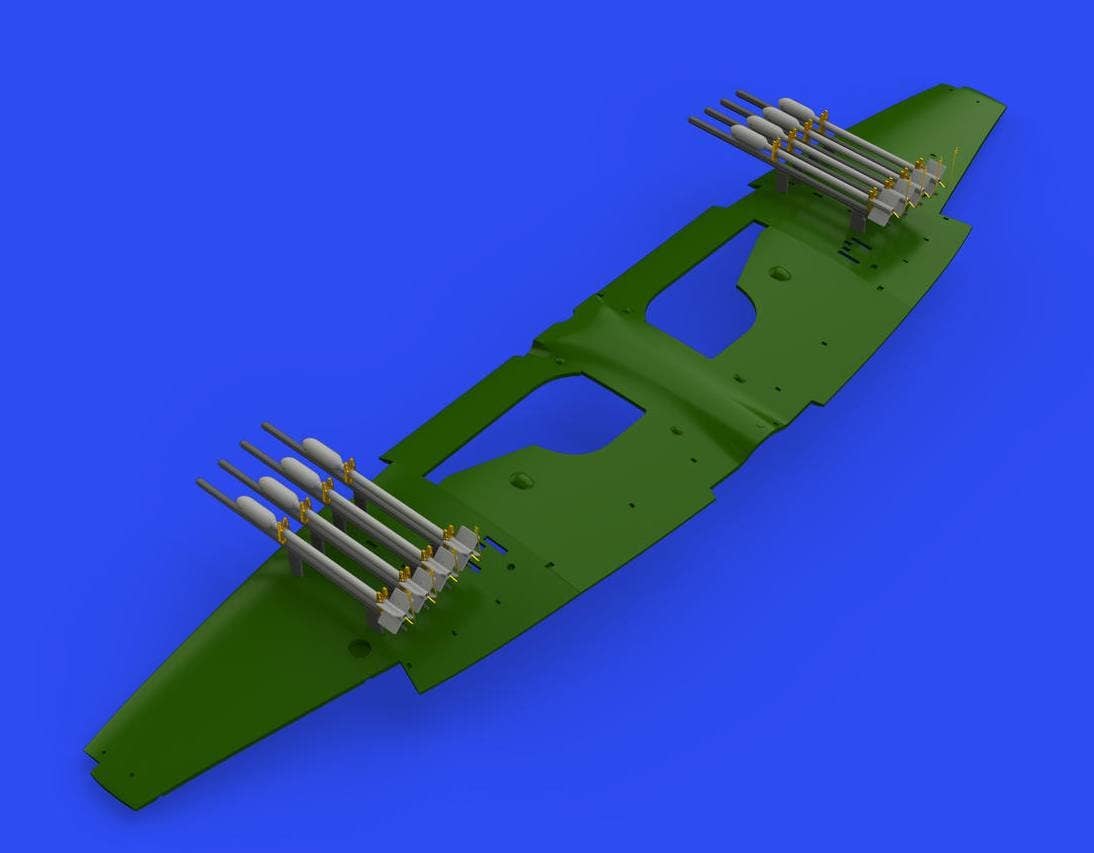 RP-3 60lb Rockets for Tempest Mk.II 8pcs for Eduard / Special Hobby ...