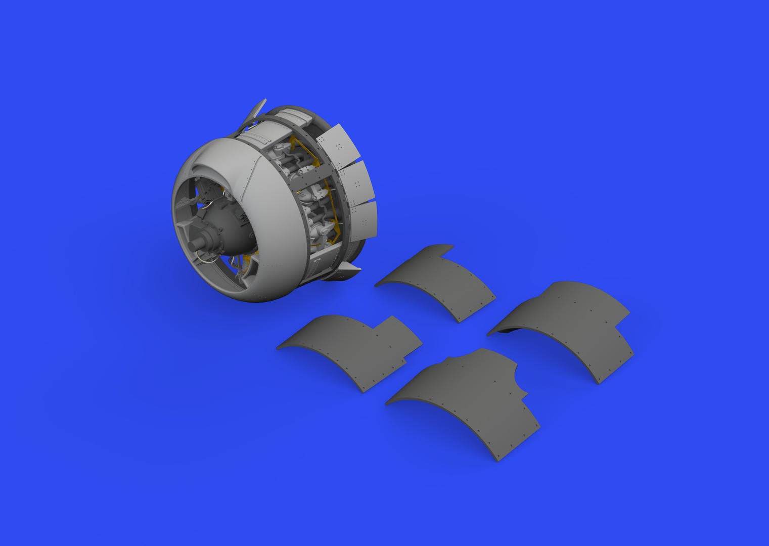 F4F-4 engine PRINT for Eduard | HLJ.com