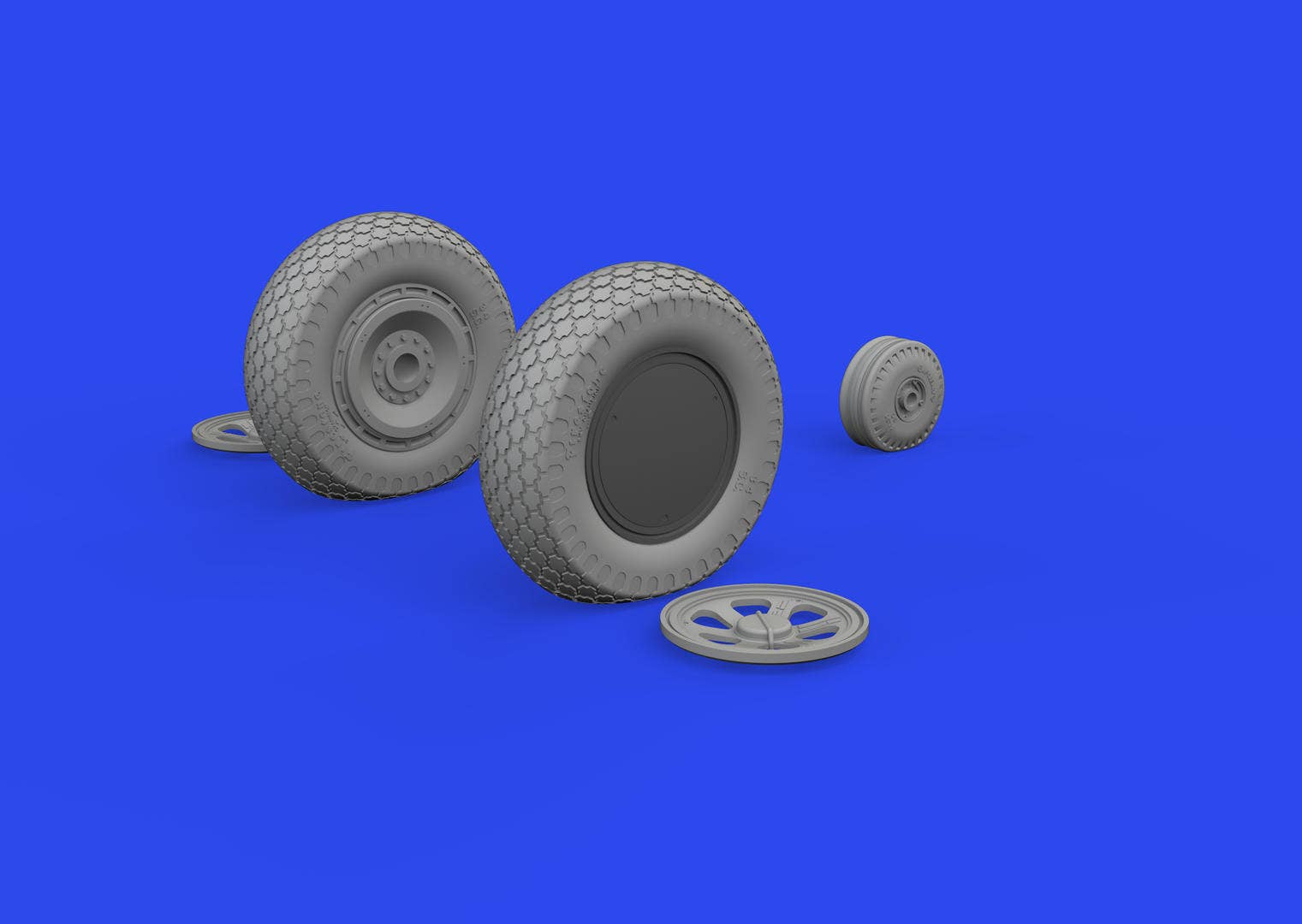 P-47D wheels cross tread Brassin (for MINIART) | HLJ.com