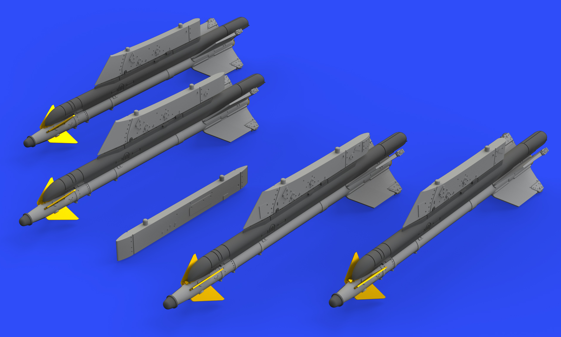 R-13M Missiles w/Pylons for MiG-21 (for Eduard) | HLJ.com