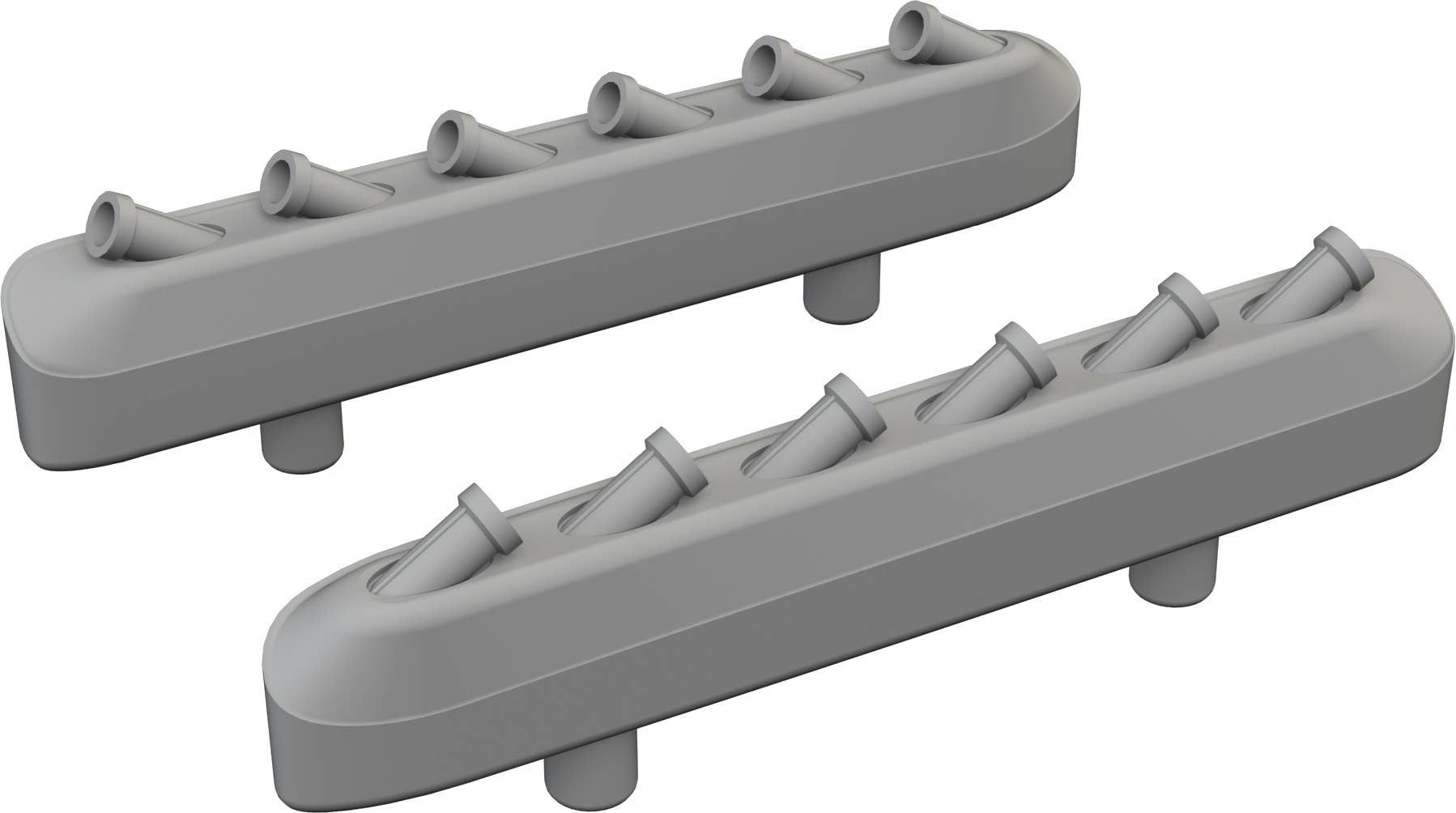 P-51D exhaust stacks w/ fairing PRINT (for Eduard) | HLJ.com