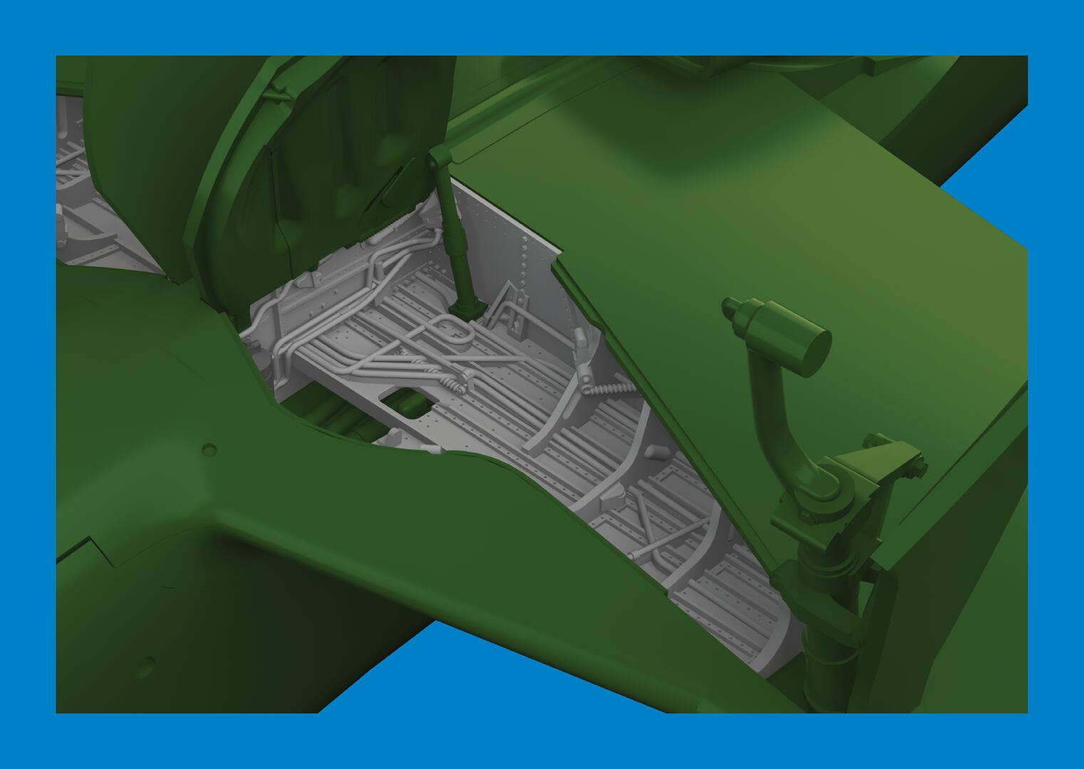P-51D wheel bay PRINT | HLJ.com