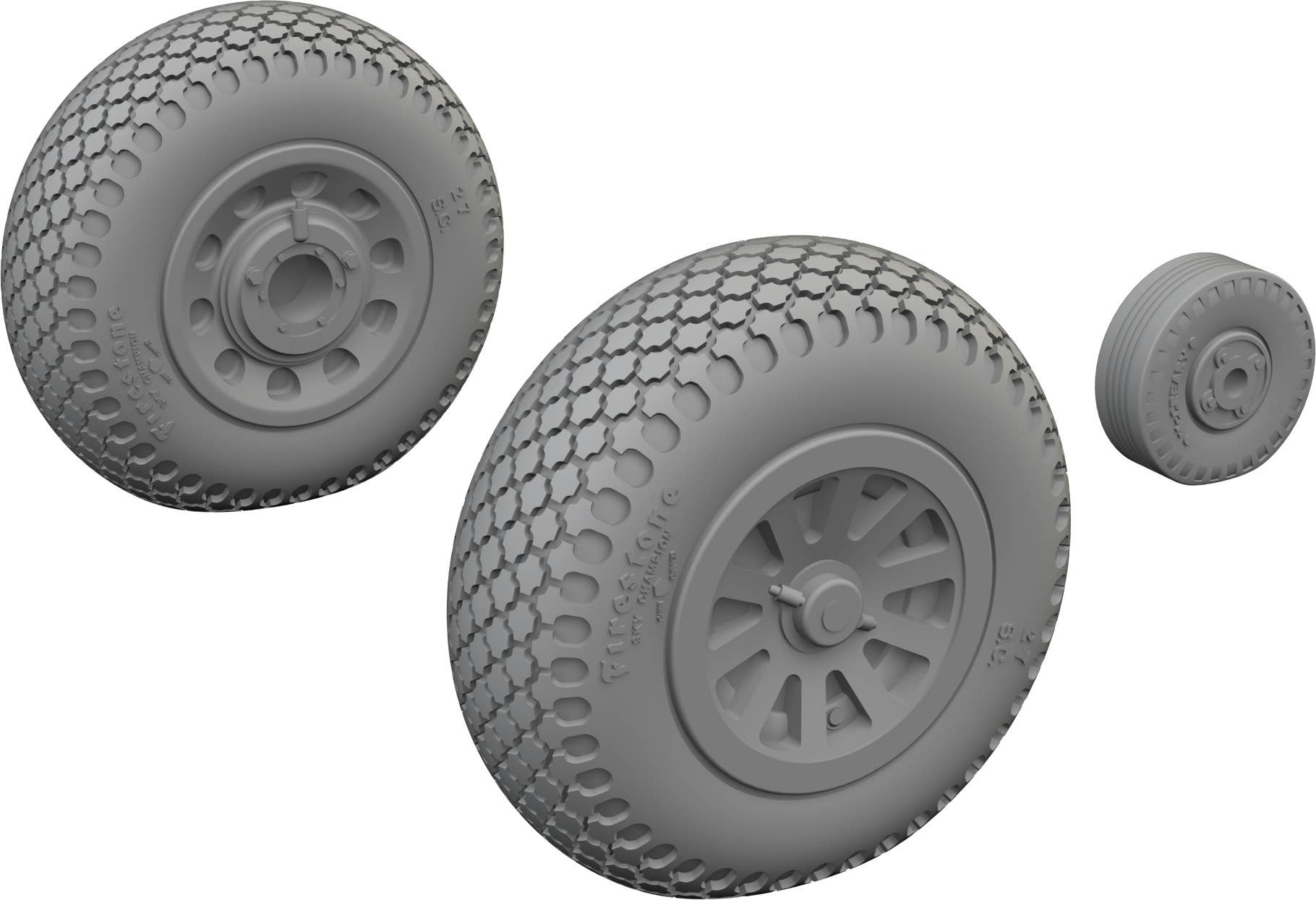 P-51D wheels cross tread (for Eduard) | HLJ.com