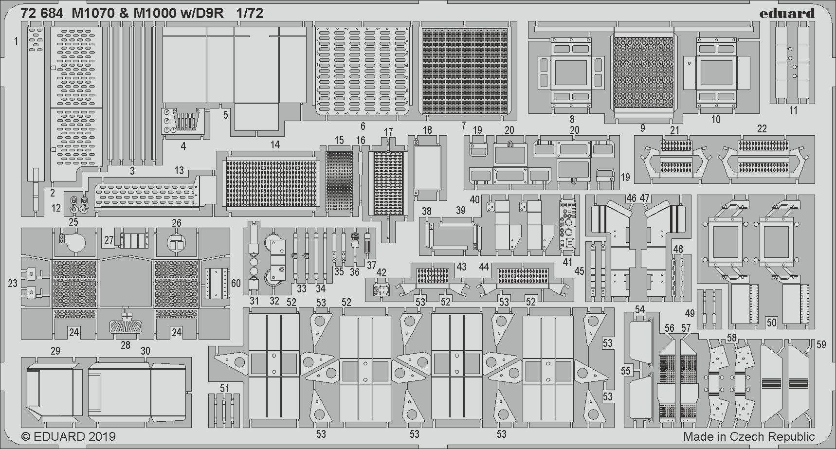 M1070 & M1000 w/D9R Photo-Etched Parts (for Takom) | HLJ.com