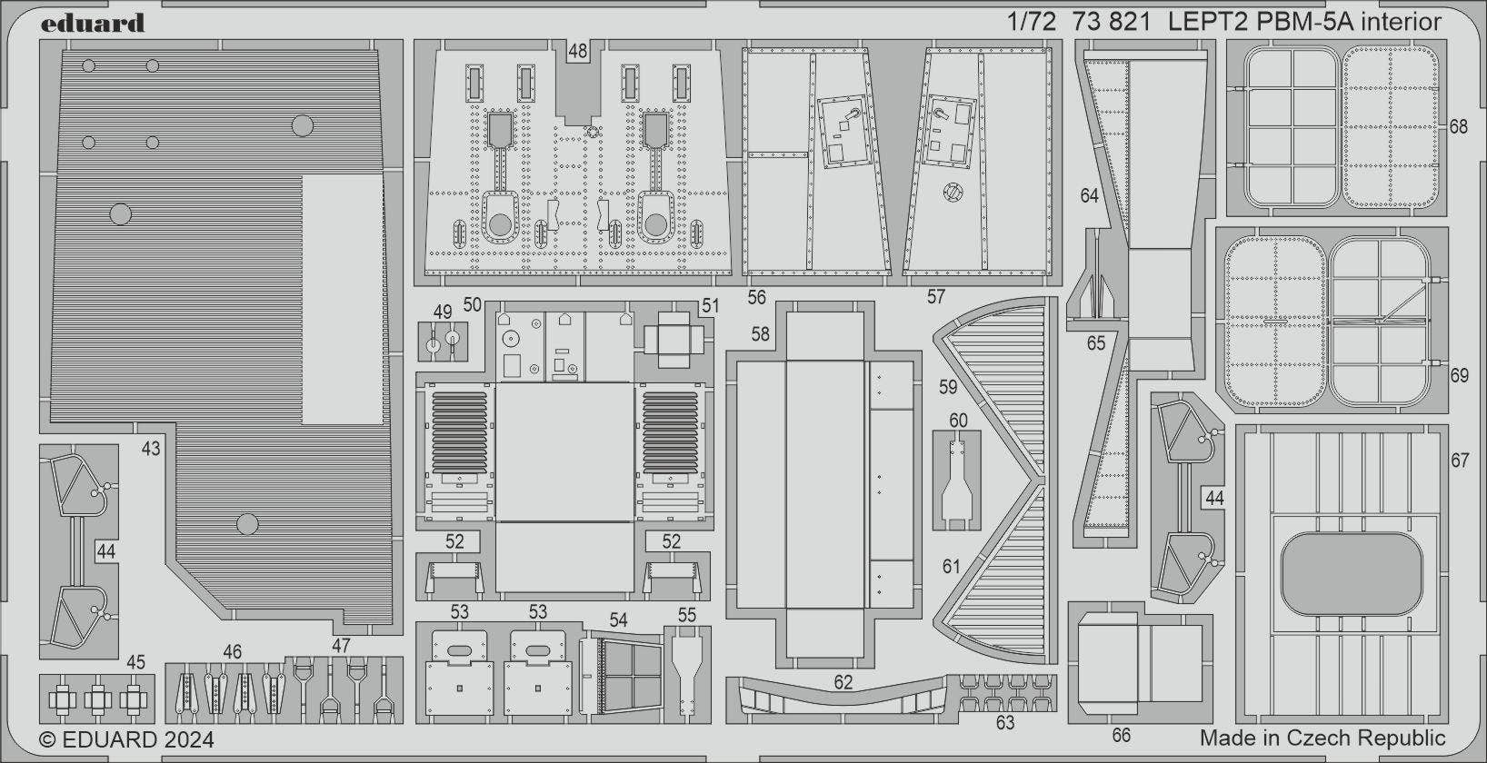 PBM-5A interior Photo Etched (for Academy) | HLJ.com