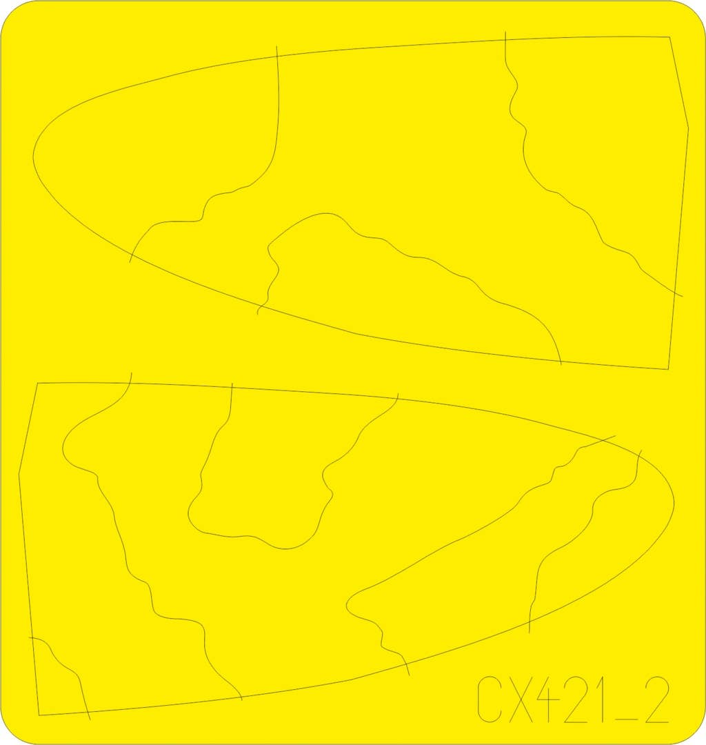 Spitfire Camo Scheme Mask Sheet | HLJ.com