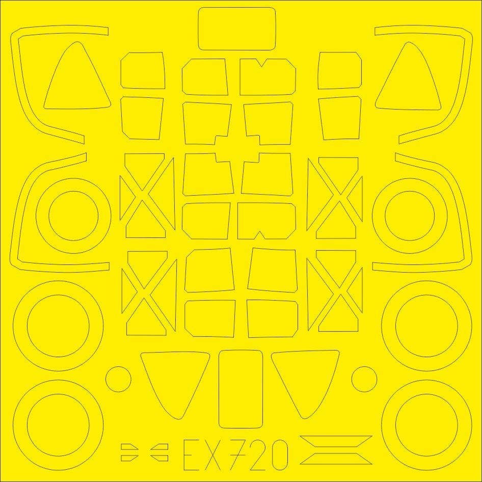 P-38H TFace Masking Sheet (for Tamiya) | HLJ.com