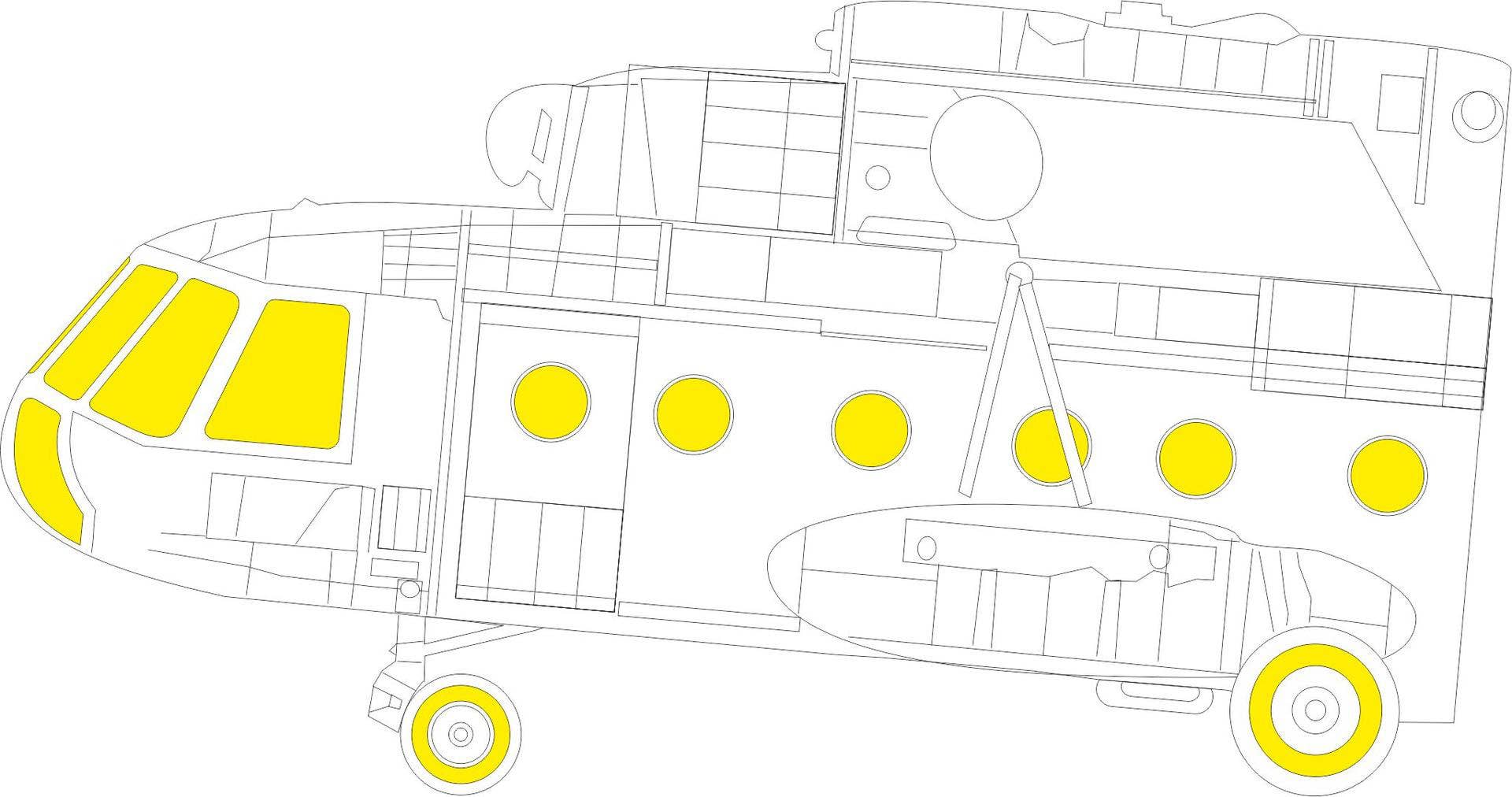Mi-8MT TFace Masks (for TRUMPETER) | HLJ.com