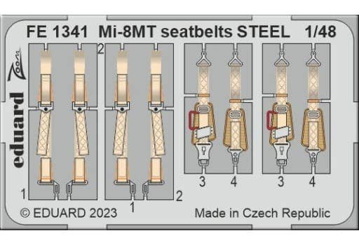 Mi-8MT Seatbelts STEEL Zoom Photo Etched Parts | HLJ.com