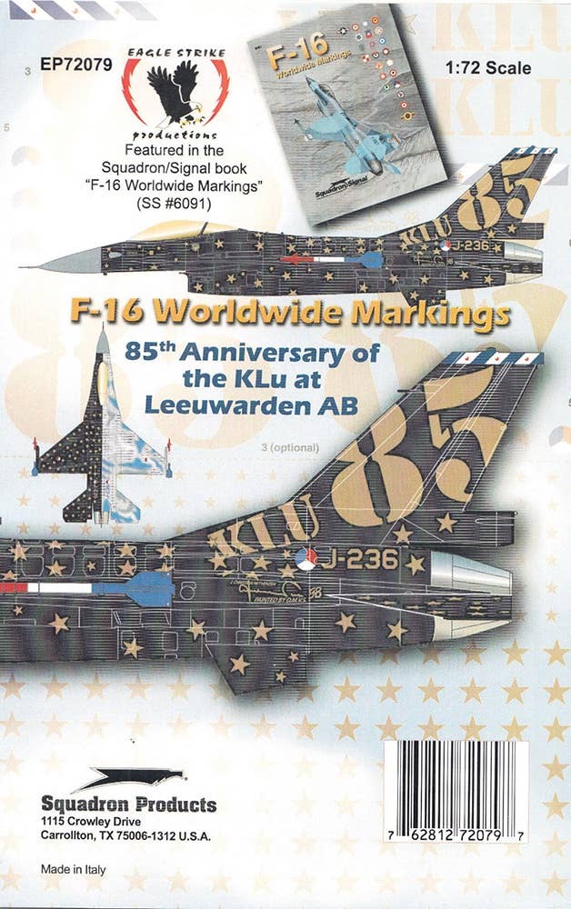 F-16 Worldwide Markings 85th Anniversery of the KLu at Leeuwarden Air ...