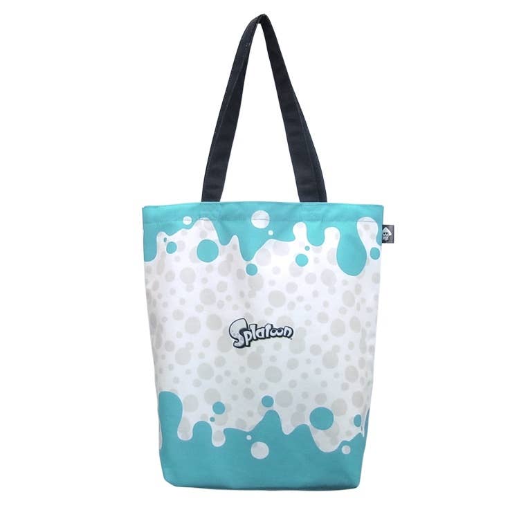Splatoon Tote Bag with Ikasu Can Badge Decapodiformes | HLJ.com