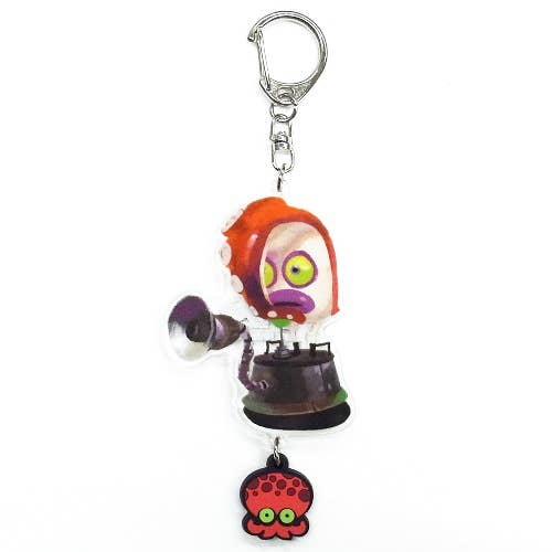 Splatoon Acrylic Keyholder with Rubber Squid #2 Octotrooper | HLJ.com