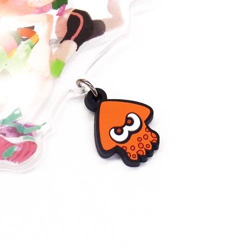 Splatoon Acrylic Keychain with Rubber Girl (Gauge Max) | HLJ.com