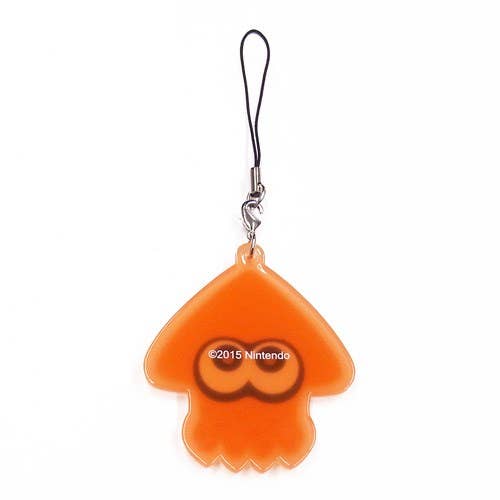 Splatoon Clear Rubber Strap Squid (Orange) | HLJ.com