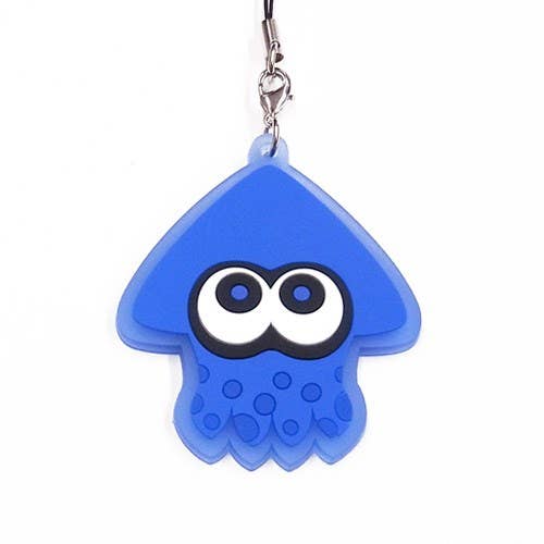 Splatoon Clear Rubber Strap Squid (Blue) | HLJ.com