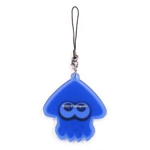 Splatoon Clear Rubber Strap Squid (Blue) | HLJ.com