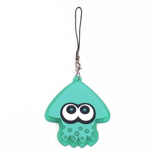 Splatoon Clear Rubber Strap Squid (Turquoise) | HLJ.com