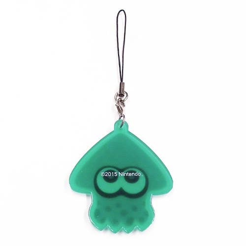 Splatoon Clear Rubber Strap Squid (Turquoise) | HLJ.com