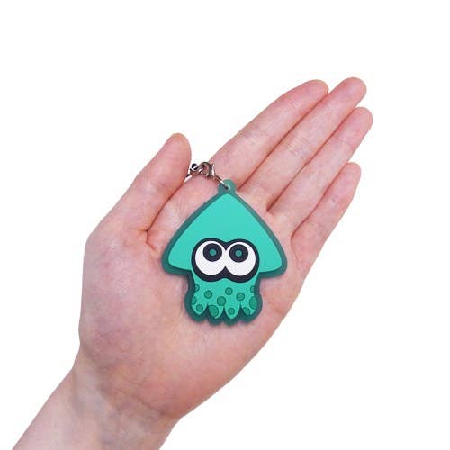 Splatoon Clear Rubber Strap Squid (Turquoise) | HLJ.com
