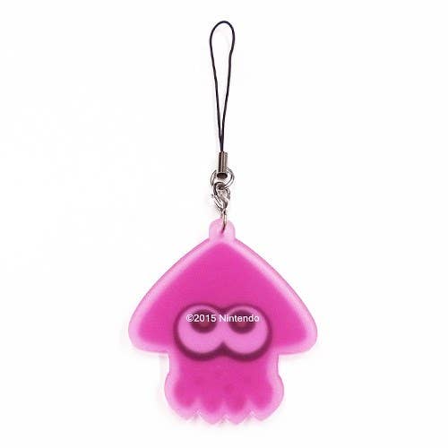 Splatoon Clear Rubber Strap Squid (Pink) | HLJ.com