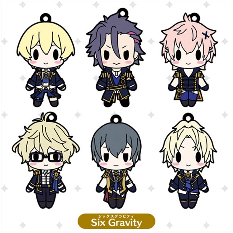 D4 Tsukiuta. The Animation: Rubber Charm Strap Collection Six Gravity: 1Box (6pcs) | HLJ.com