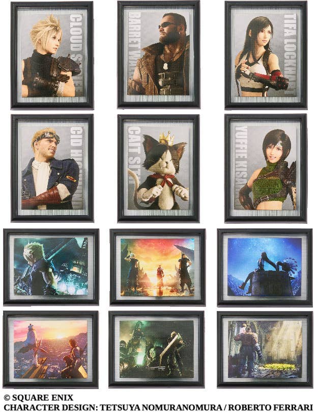 FINAL FANTASY VII REBIRTH Frame Magnet Gallery Vol.1: 1Box (12pcs ...
