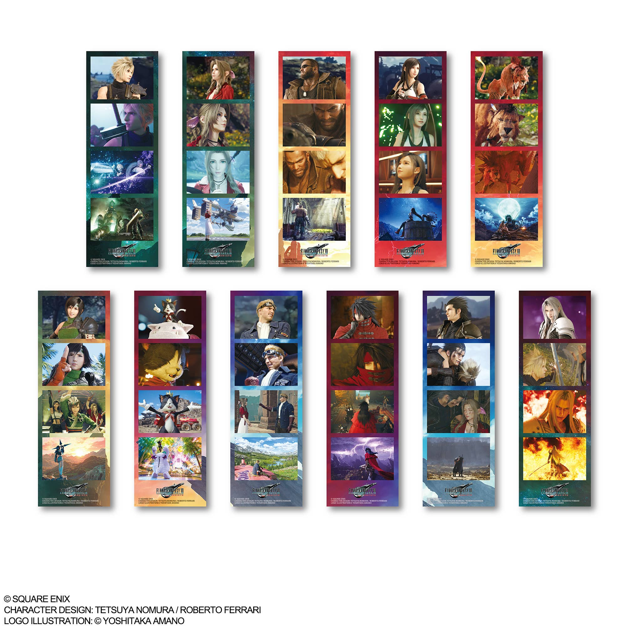FINAL FANTASY VII REBIRTH Photography Stickers: 1Box (11pcs) | HLJ.com