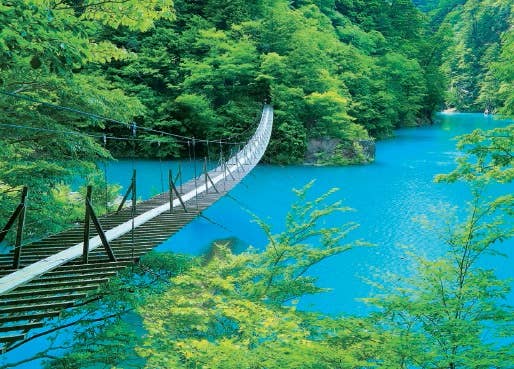 Jigsaw Puzzle: Japan Landscape Sumatakyo the Dream Suspension Bridge ...