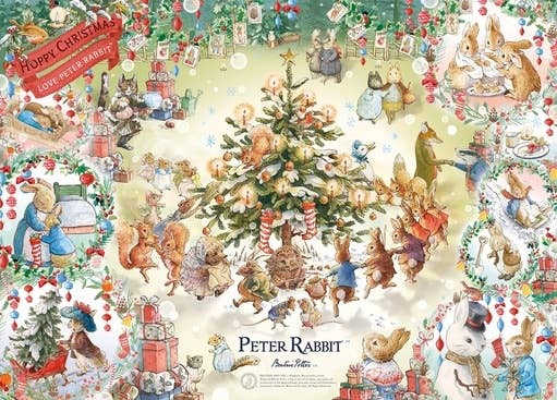 Jigsaw Puzzle: Hoppy Christmas! Peter Rabbit 500pcs (53 x 38cm) | HLJ.com