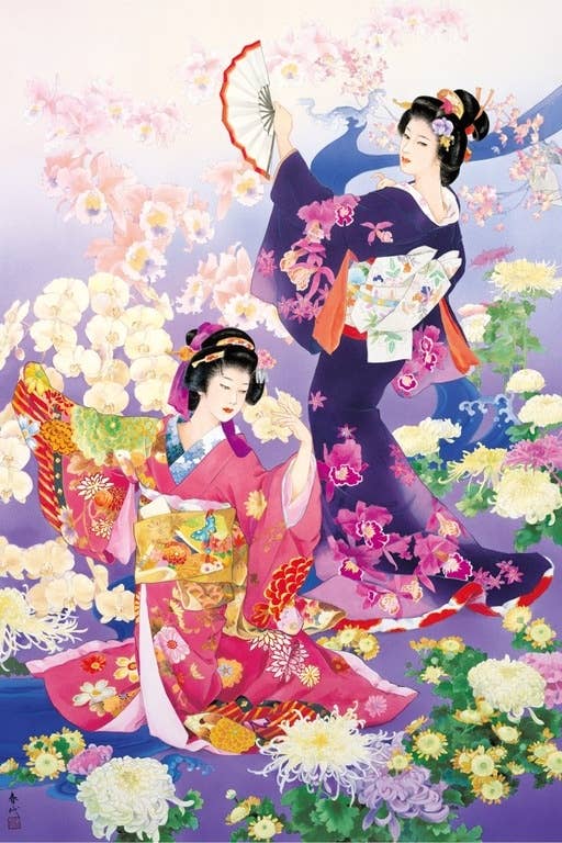 Jigsaw Puzzle: Haruyo Shunranshugiku 1000pcs 50 x 75cm | HLJ.com
