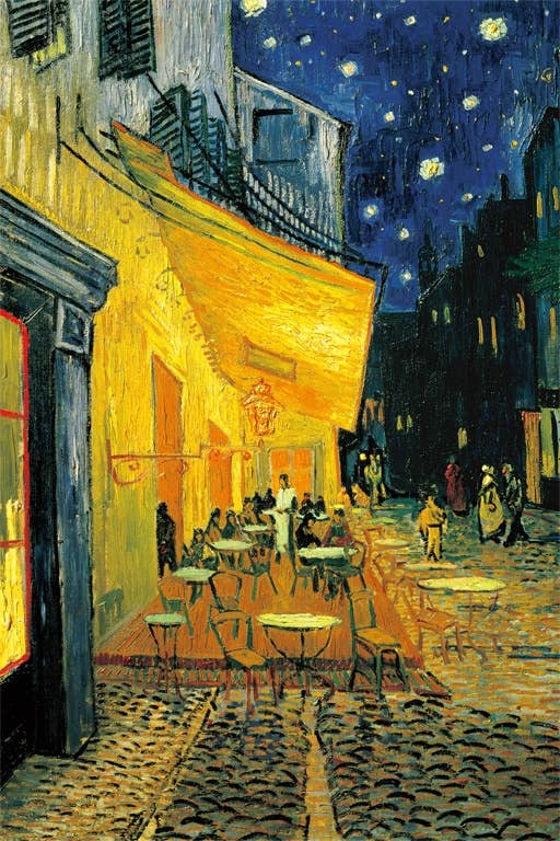 Jigsaw Puzzle: World Paintings Vincent van Gogh Cafe Terrace at Night ...
