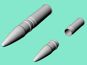 7.5 cm Pzgr.Patr.39 Kw.K.37 / Stu.K.37 L / 24 APCR Shell, Ammunition ...