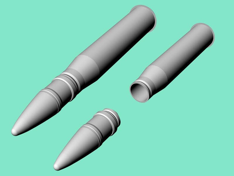 7.5 cm Pzgr.Patr.40 Kw.K.40/Stu.K.40 L / 43, L / 48 APCR Shell ...