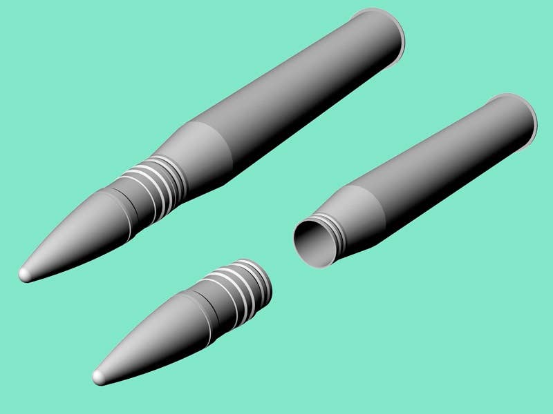 8.8 cm Pzgr.Patr.40 / 43 Kw.K.43 APCR Shell, Shell Case Set (For ...