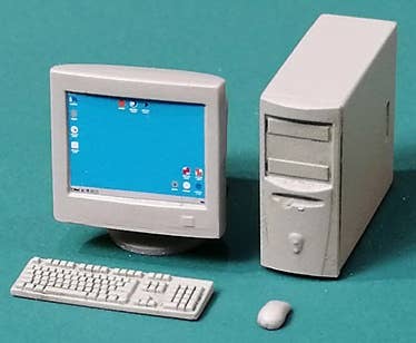 Diorama Material Desktop PC Set (with Decals) | HLJ.com