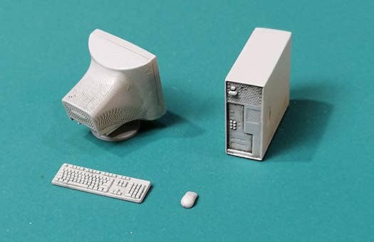 Diorama Material Desktop PC Set (with Decals) | HLJ.com