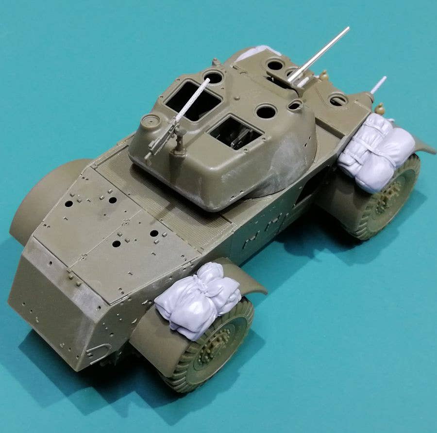 WWII British T17E1 Staghound Armored Car Mk.I Upgrade Set (for Bronco ...