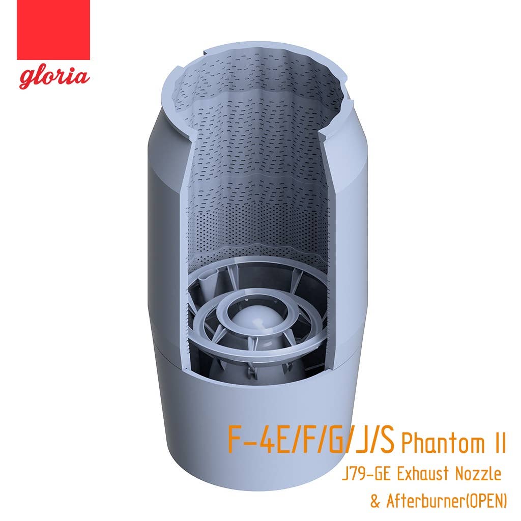 Modern U.S. Navy/Air Force F-4E/F/G/J/S Phantom II Fighter J79-GE ...