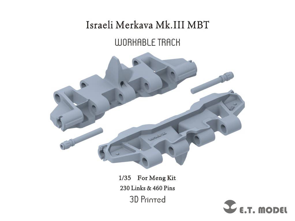 Modern Israeli Merkava Mk.III Movable Tracks for Main Battle Tank (for ...