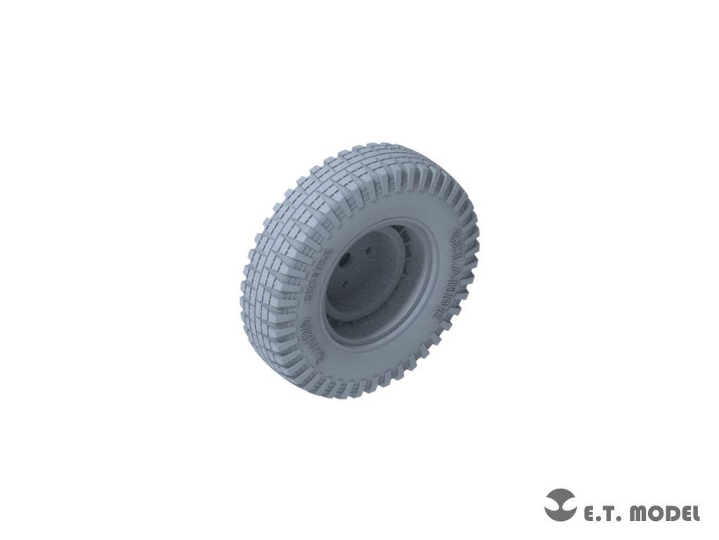 WW.II German Sd.Kfz.234 Small Diameter Weighted Wheels Type.1 (3D for ...