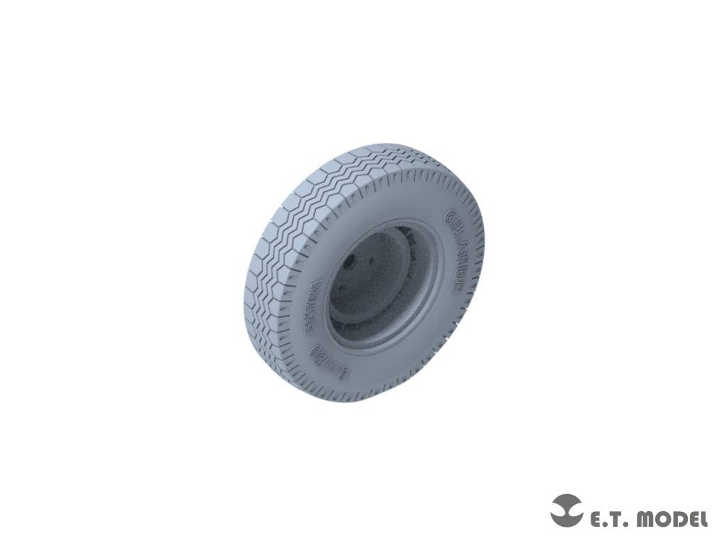 WW.II German Sd.Kfz.234 Small Diameter Weighted Wheels Type.4 (3D for ...
