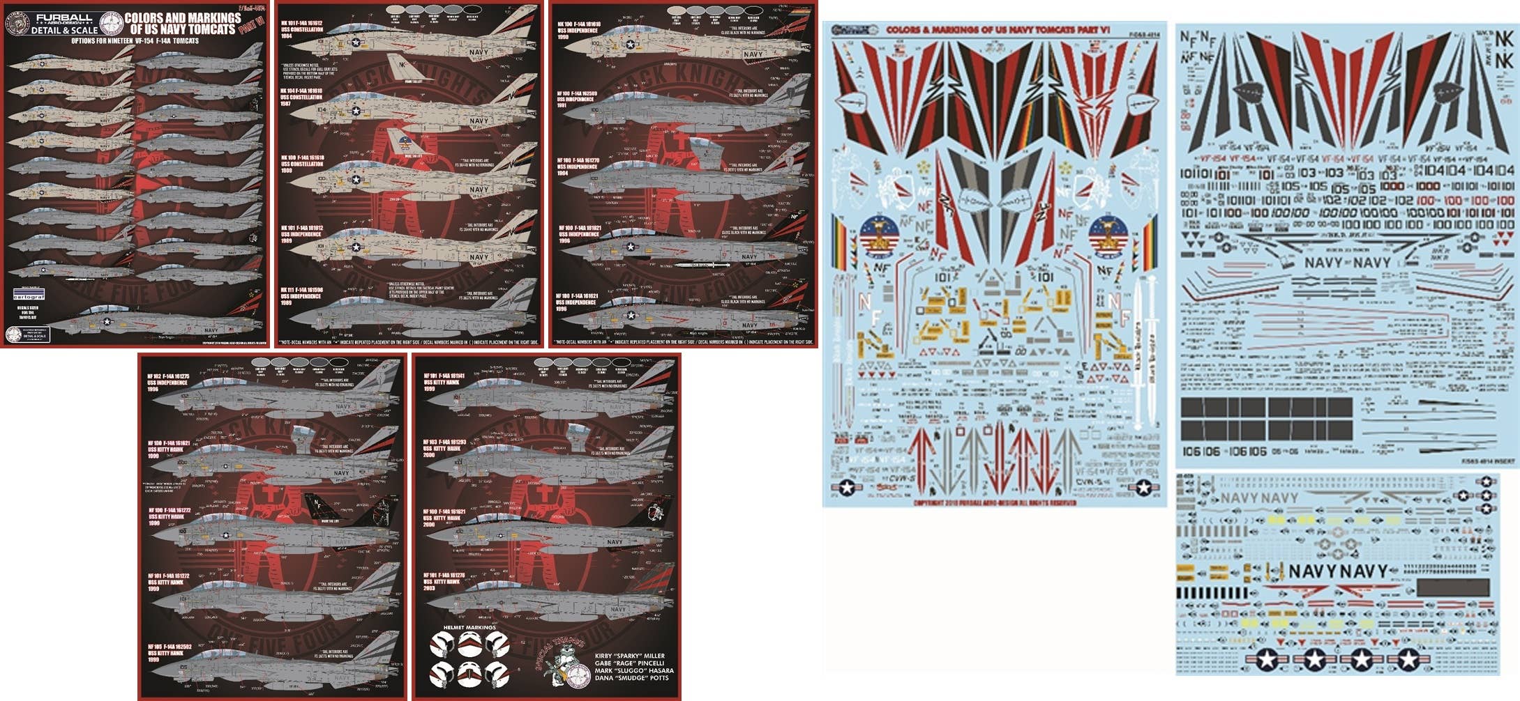 USN F-14 Tomcats Colors & Markings Part VI | HLJ.com