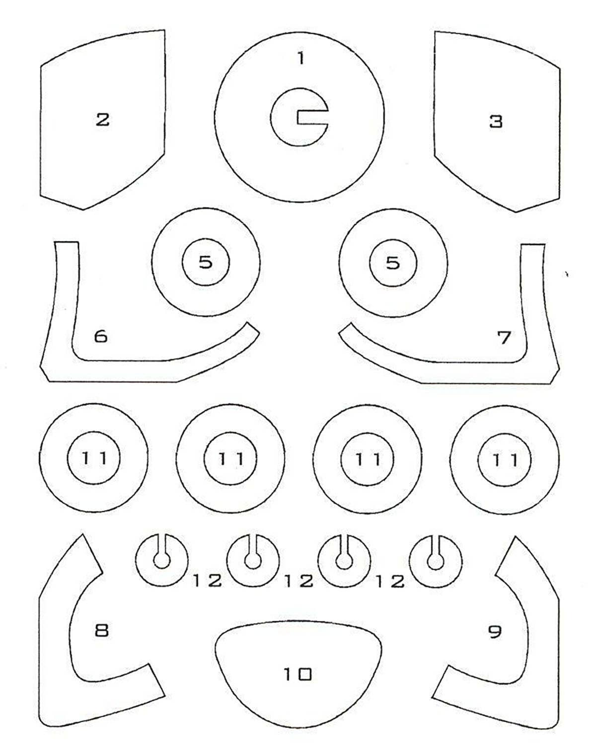 AV-8B Canopy & Wheel Mask | HLJ.com